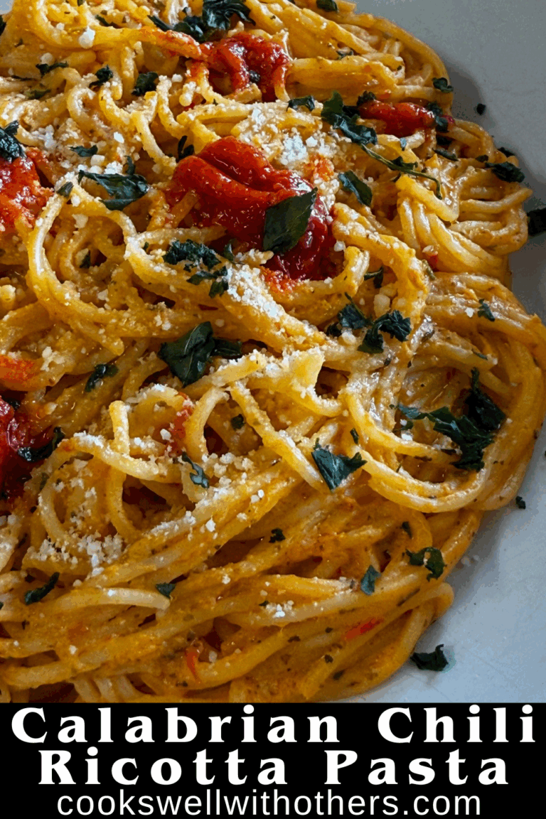 Calabrian Chili Ricotta Pasta - Cooks Well With Others