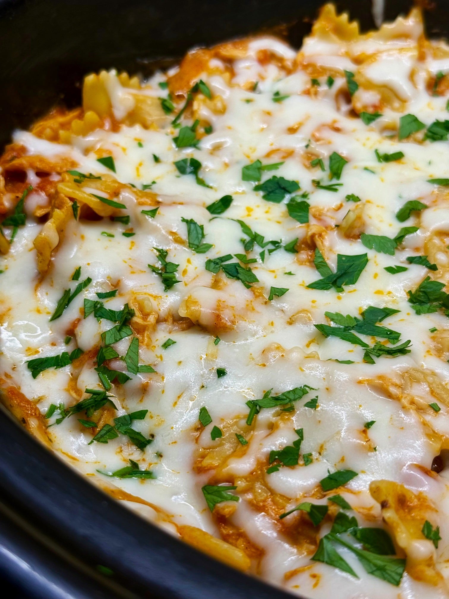 Crock Pot Creamy Tomato Chicken Pasta - Cooks Well With Others